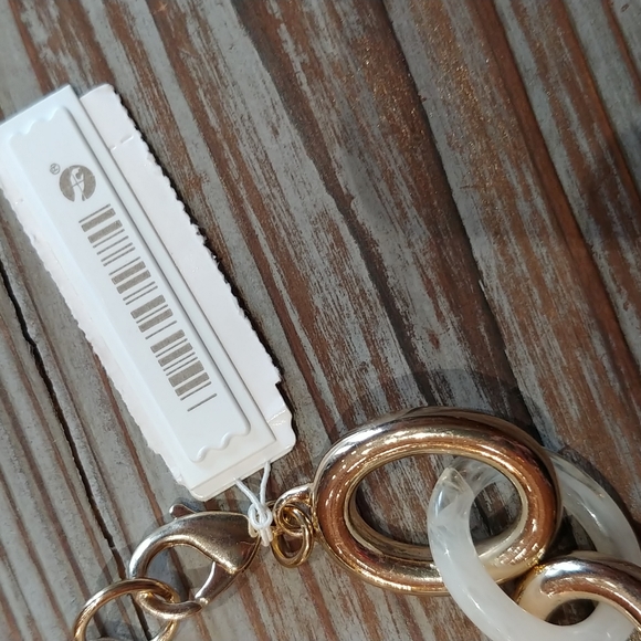 Lee by Lee Angel | Jewelry | Lee By Lee Angel Goldacrylic Link Bracelet ...